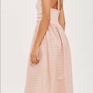 Topshop | Dresses | Light Pink Midi Dress | Poshmark
